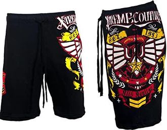 Xtreme Couture Affliction Short de sport Glide Athletic Short de combat MMA S-5XL, noir, Taille XL