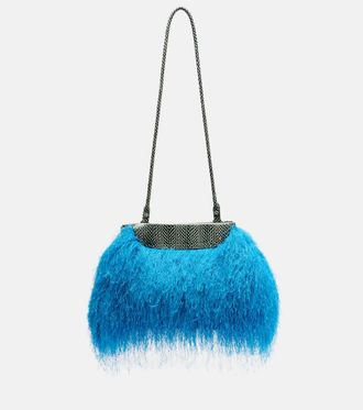 Dries Van Noten Crossbody Bag Small mit Leder
