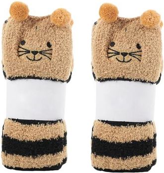 Beaupretty Chaussettes Chaudes Pour Filles Bas Cuissardes Polaire Chaussettes Hiver Hautes Pour Filles