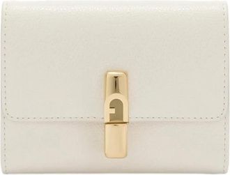 Furla Portemonnaie - Furla Iride S Compact Wallet - Gr. unisize - in Wei&szlig; - f&uuml;r Damen