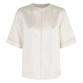 Loulou Studio Femme, Blouses et Chemises, Beige, Taille: 36 FR Havana Blouse