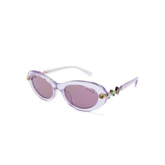 Swarovski Femme, Accessoires, Violet, Taille: 53 MM Sk6042 1079La Lunettes de soleil