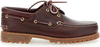 Timberland Homme, Chaussures, Rouge, Taille: 41 1/2 EU Authentics 3-Eye Boat Shoe