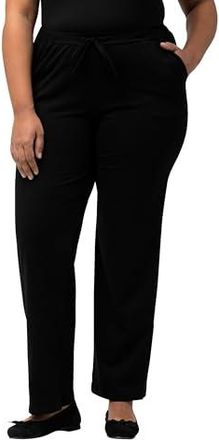 Ulla Popken Jerseyhose Hosen, Noir, 56W X 30L Femme