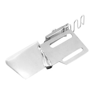 Hemobllo Professioneller Edelstahl Kantenfalter f&uuml;r N&auml;hmaschinen Overlock Bindewerkzeug mit Saumzange zum Einfassen von Stoffkanten Langlebiges Ersatz N&auml;hzubeh