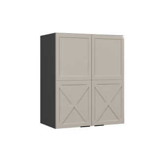 Vicco H&auml;ngeschrank Fame-Line, h&auml;ngender K&uuml;chenschrank, GrauBeige, 60 cm