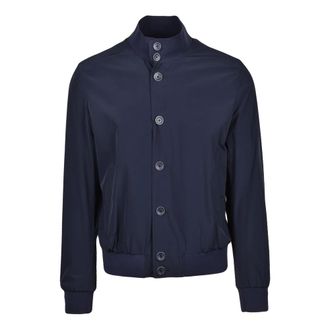 Herno Homme, Vestes, Bleu, Taille: XL Veste en tissu technique