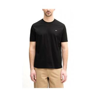 Paul & Shark Homme, Tops, Noir, Taille: XL T-shirt en jersey de coton double merceris&eacute;