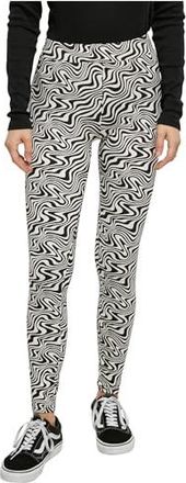 Urban Classics Ladies Soft AOP Leggings Pantalons, Psychedelicblack, M Femme