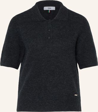 Cinque Cinque Strick-Poloshirt Cialpaco Mit Alpaka grau