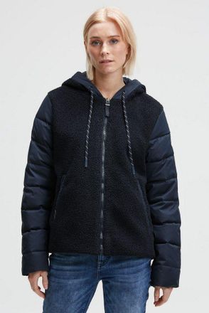 soccx Fleecejacke mit Windbreaker-Bündchen