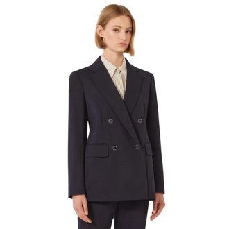 Max Mara Riviera Blazer - - Jackets - Damen - Blau - L