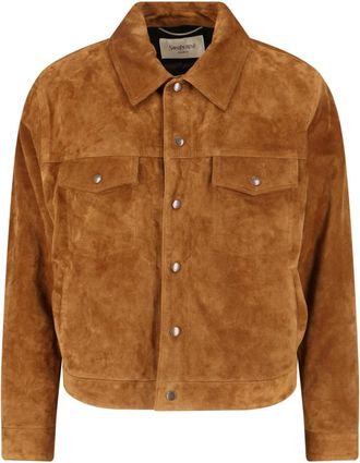 Saint Laurent Wildlederjacke