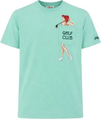 MC2 Saint Barth Homme, Tops, Vert, Taille: S Austin T-shirt