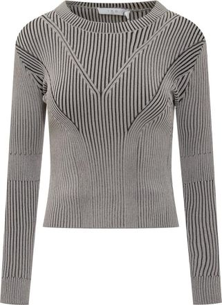 Iro Iro, Femme, Pulls, Gris, Taille: 42 FR Pull c&ocirc;tel&eacute; Cleona