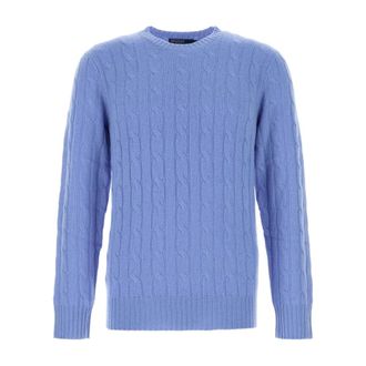 Polo Ralph Lauren Homme, Pulls, Bleu, Taille: XL Cashmere Sweater