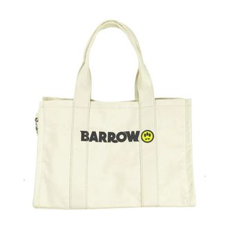 Barrow Barrow, Femme, Sacs, Beige, Taille: ONE Size Canvas Tote Bag