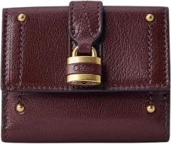 Chlo&eacute; Femme, Accessoires, Rouge, Taille: ONE Size Mini Portefeuille Tri-Fold Paddington