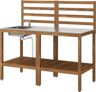 IKEA N&Auml;MMAR&Ouml; K&uuml;che mit Sp&uuml;leneinheit/au&szlig;en