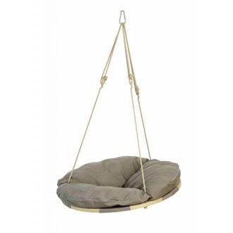 Amazonas Sandals H&auml;ngesessel Swing Nest Taupe mit weich gepolsterter Liegefl&auml;che und abnehmbarem Kissen