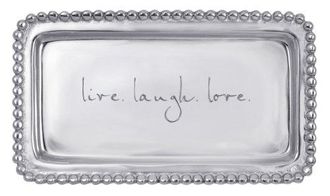 Mariposa 3905LL Live Laugh Love Statement-Tablett