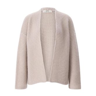 Sminfinity Femme, Pulls, Beige, Taille: 40 FR Gilet en Cachemire et Soie