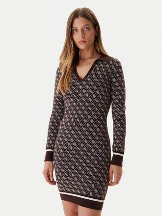 Guess Strickkleid W5BK25 Z3JD2 Braun Slim Fit