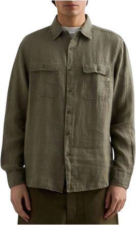 Replay Homme, Chemises, Vert, Taille: XL Camisa m4147