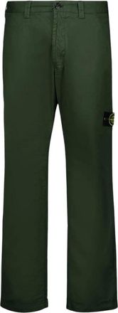 Stone Island Homme, Pantalons, Vert, Taille: W30 Chinos en coton stretch