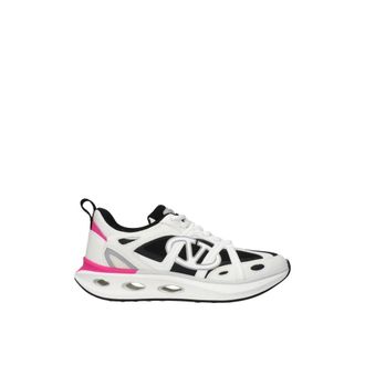 Valentino Garavani Femme, Chaussures, Blanc, Taille: 35 1/2 EU Baskets Athl&eacute;tiques en Tissu