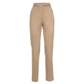 Max Mara Schlank geschnittene Hose - - Trousers - Damen - Braun - 2XS