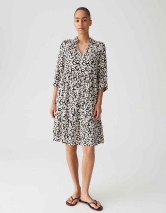 OPUS Minikleid WALARI Regular mit femininen Volantstufen