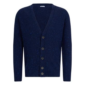 Malo Cashmere Cardigan - - Knitwear - Herren - Blau - M