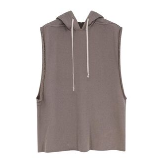 Rick Owens Homme, Sweatshirts et sweats &agrave; capuche, Brun, Taille: M SL Sweat &agrave; capuche