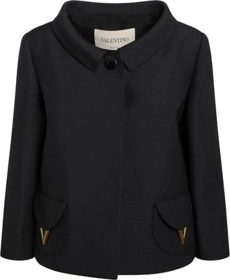 Valentino Garavani Femme, Vestes, Noir, Taille: 38 FR Veste