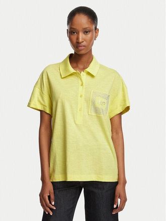 Liu Jo Poloshirt TA6159 JS870 Gelb Regular Fit