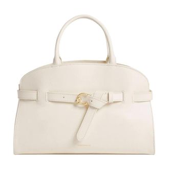 Coccinelle Sabine Medium Leather Bag - - Bags - Damen - Wei&szlig; - ONE SIZE