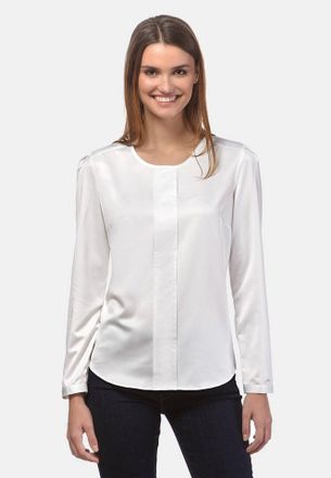 Vincenzo Boretti Klassische Bluse leicht tailliert