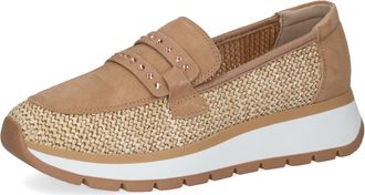 Caprice Damen Slipper Flach Elegant, Beige (Beige Comb), 39 EU