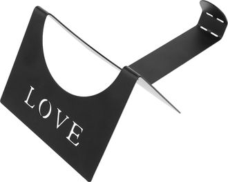 Pretyzoom WHAMVOX Robuster Metall Weinflaschenhalter Tischregal Kleiner Schwarzer Freistehender Flaschenst&auml;nder f&uuml;r Bar K&uuml;chen Weinregal Dekoratives Aufbewahrun