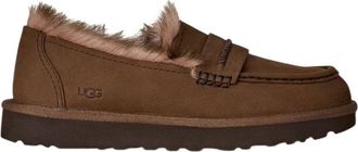 UGG Mocassins Ellis en nubuck Dark Chestnut - Femme - Chaussures - Brun - Taille: 41 EU