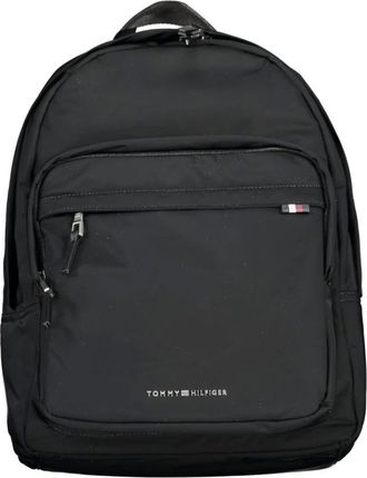 Tommy Hilfiger Homme, Sacs, Noir, Taille: ONE Size Polyester Backpack