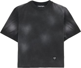 Iuter Iuter - Butterfly Marble Tee - Homme - Tops - Noir - Taille: XL