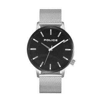 Police Police Herrenuhr Schwarz Silber Edelstahlarmband Marmol Pl.15923Jstb/02Mm - - Accessories - Herren - Grau - ONE SIZE