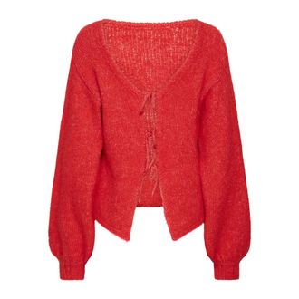 Ichi Ichi, Damen, Strickwaren, Rot, LGr&ouml;&szlig;e