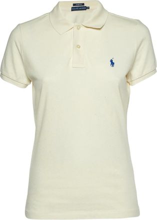 Ralph Lauren polo en coton &agrave; logo brod&eacute; - Tons neutres