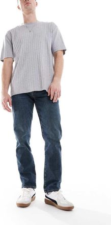 Superdry Jean droit slim style vintage - Vintage Indigo-Bleu marine