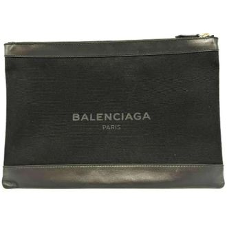 Balenciaga Pre-owned Canvas clutches - - Pre-owned - Damen - Schwarzk - ONE SIZE