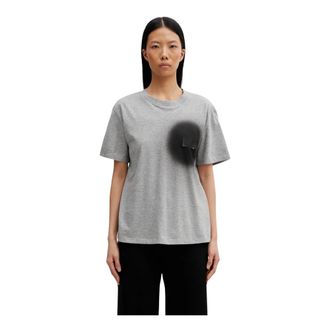 Maison Margiela T-shirt &agrave; effet spray - Femme - Tops - Gris - Taille: 36 FR