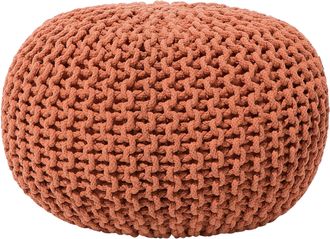 Beliani Pouf Kupfer 50 x 35 cm Conrad